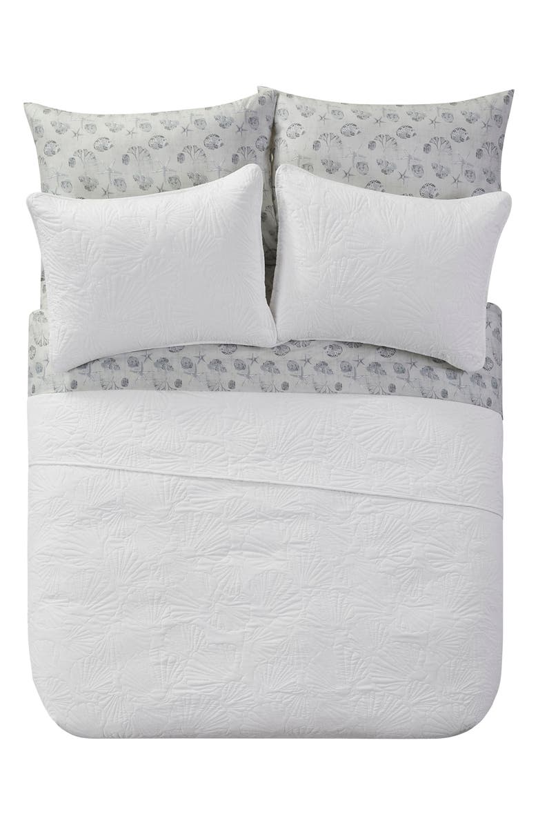 VCNY HOME Seaside Collection Sea Stars Sand Bed-in-a-Bag Quilt Set ...
