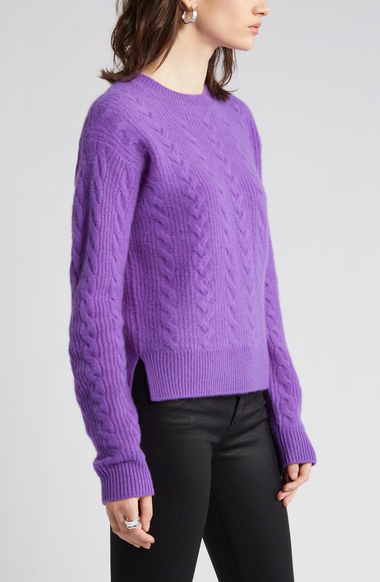 Nordstrom Signature Cable Knit Cashmere Crewneck Sweater | Nordstrom