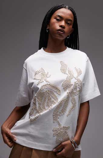 Balenciaga Twisted Long Sleeve Cotton Top | Nordstrom Balenciaga Twisted Long Sleeve Cotton Top | Nordstrom