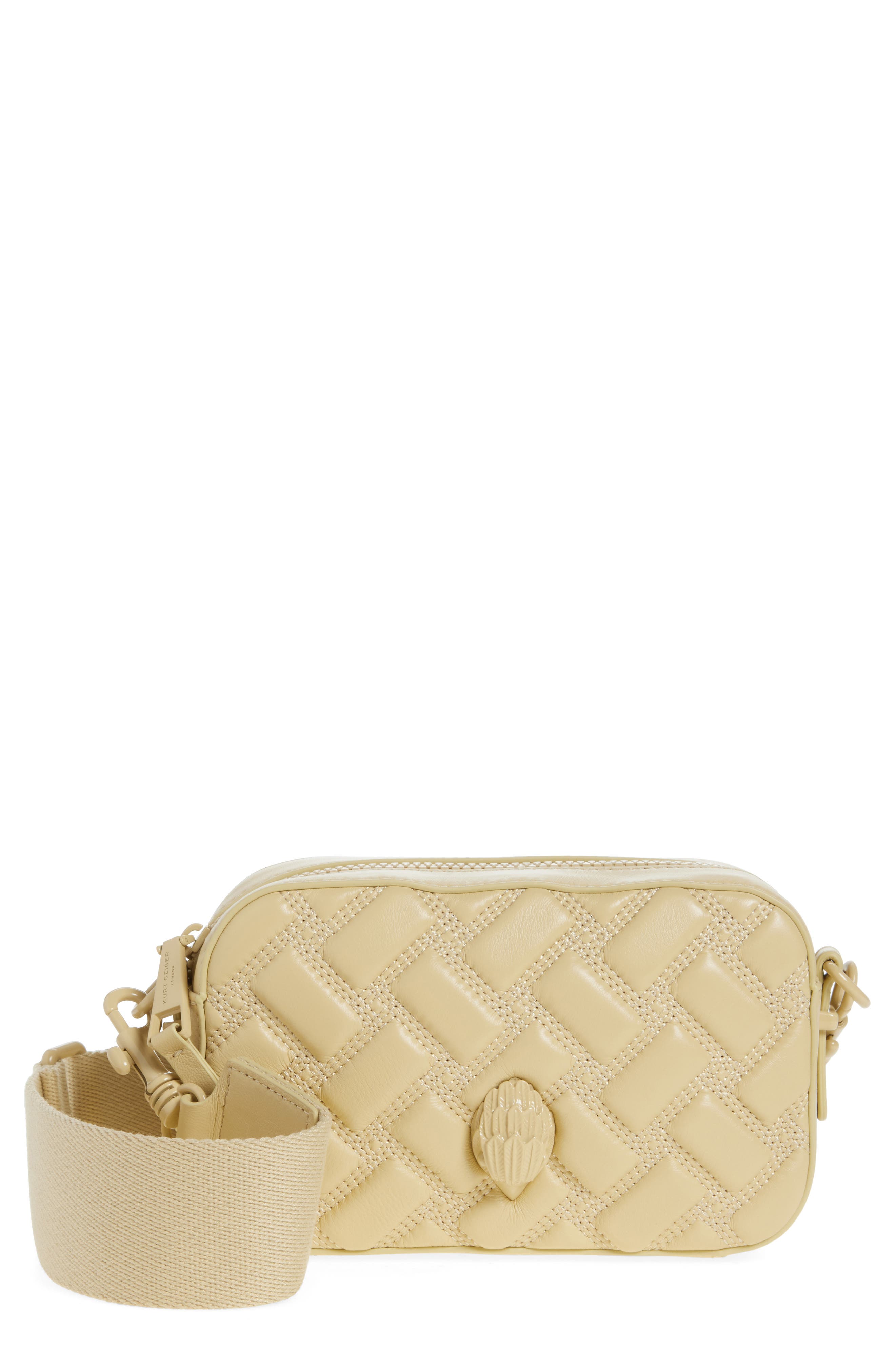 Kurt Geiger London Small Kensington Quilted Leather Camera Bag ...