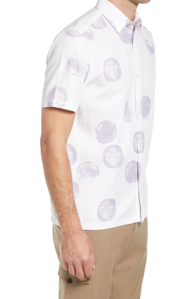 Ted Baker London Gophir Print Short Sleeve Button-Up Shirt | Nordstromrack