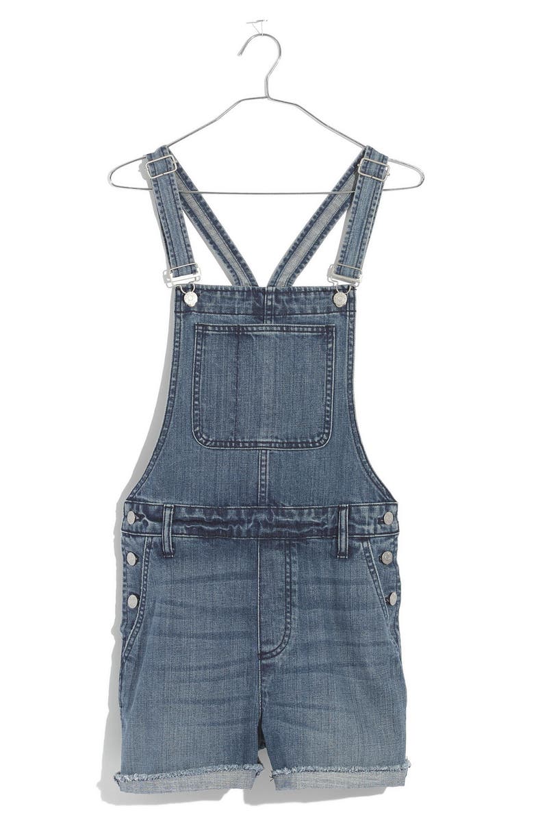 Madewell Adirondack Short Overalls | Nordstrom