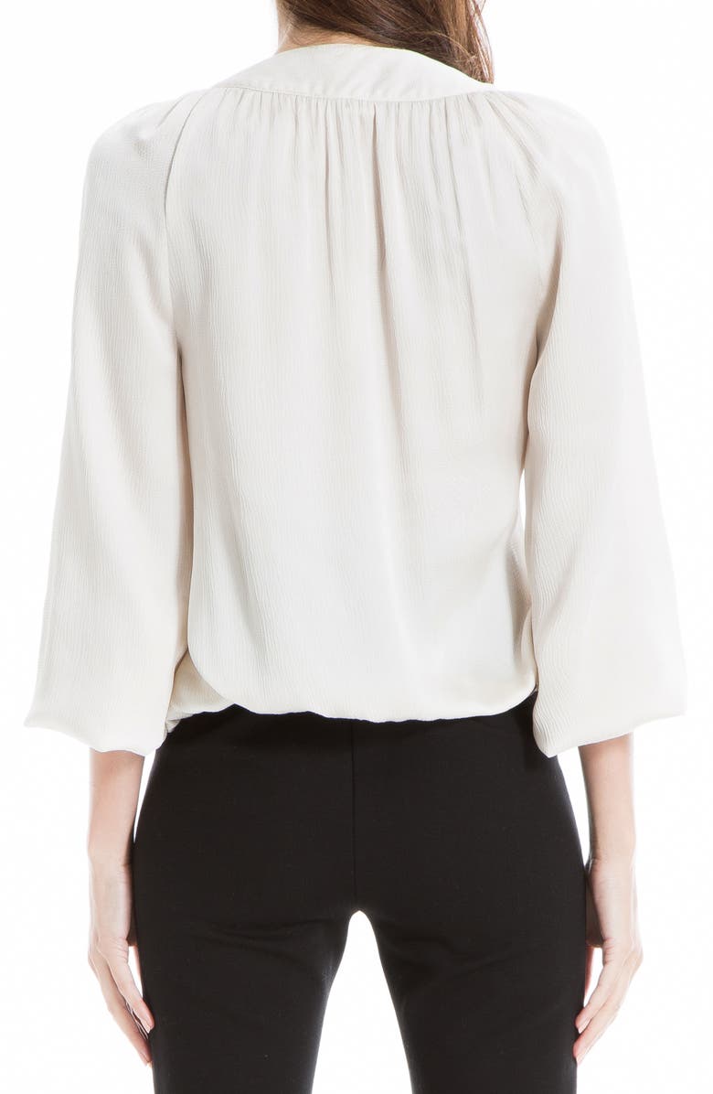 MAX STUDIO Long Sleeve Split Neck Top | Nordstromrack
