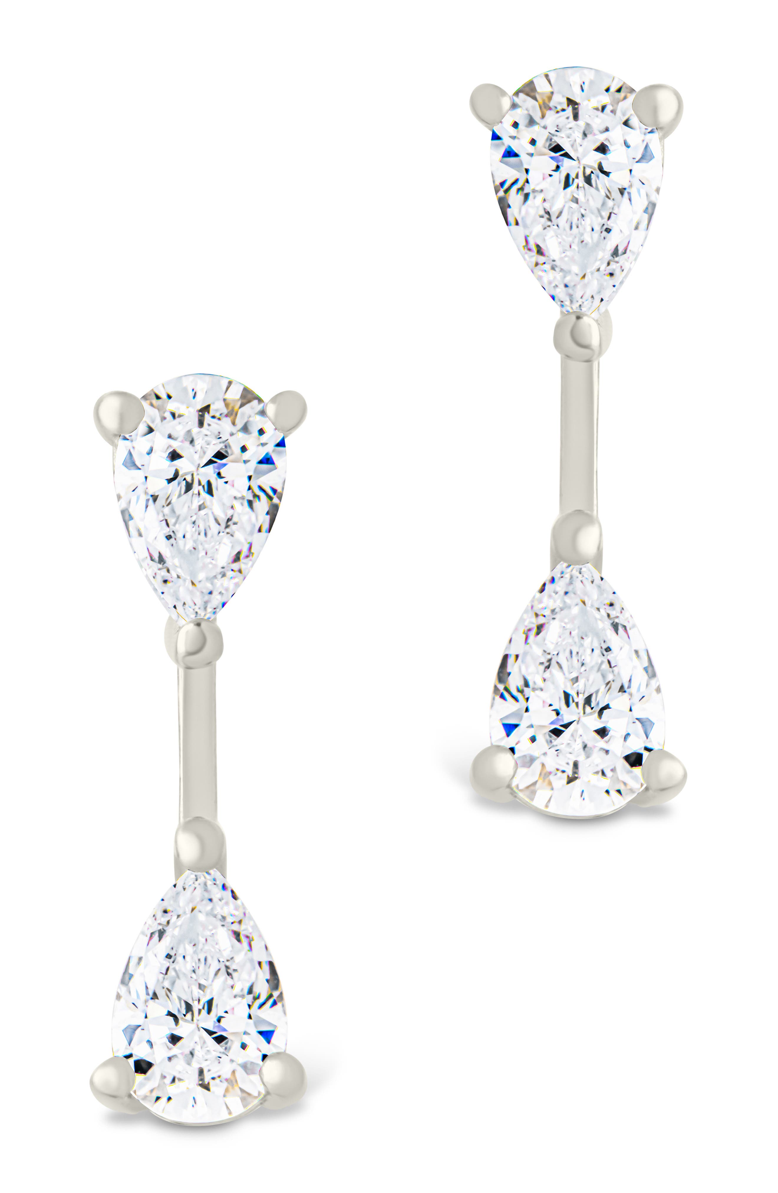 Sterling Forever Pear Drop Earrings | Nordstrom