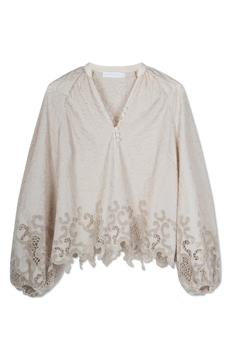 Simkhai Jaid Embroidered Eyelet Blouse | Nordstromrack