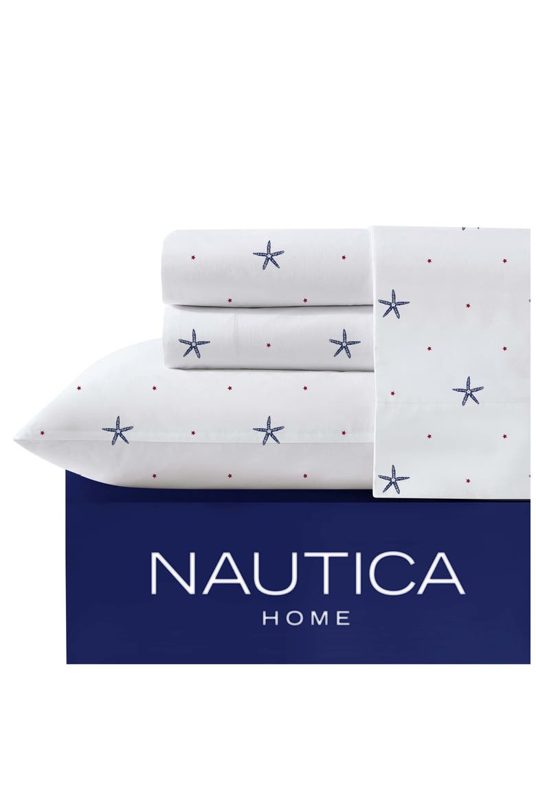 Star Spangled Coastal 200 Thread Count Cotton Percale Sheet Set ...