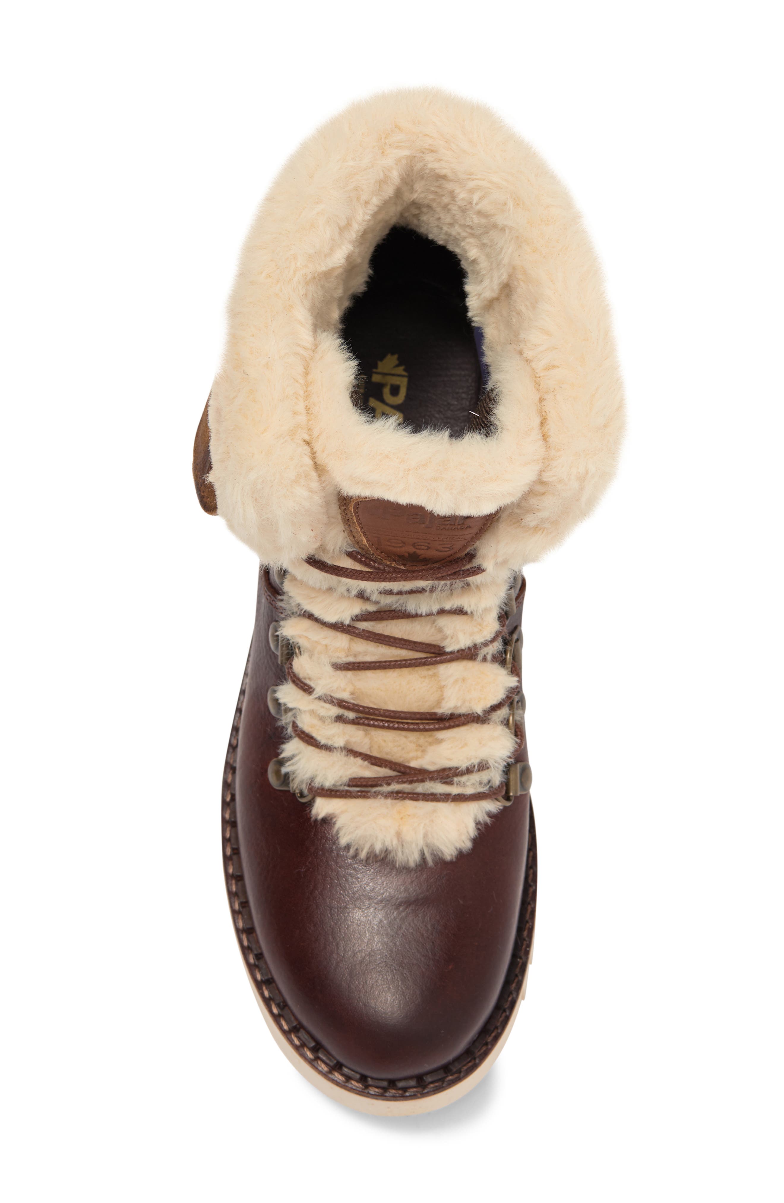 Pajar Penny Faux Fur Trim Lace-Up Boot (Women) | Nordstromrack