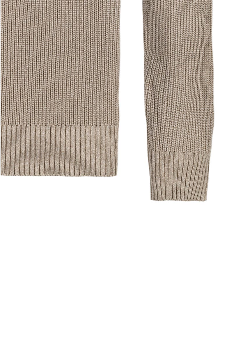 Hope & Henry Men's Organic Mock Neck Button Sweater | Nordstrom