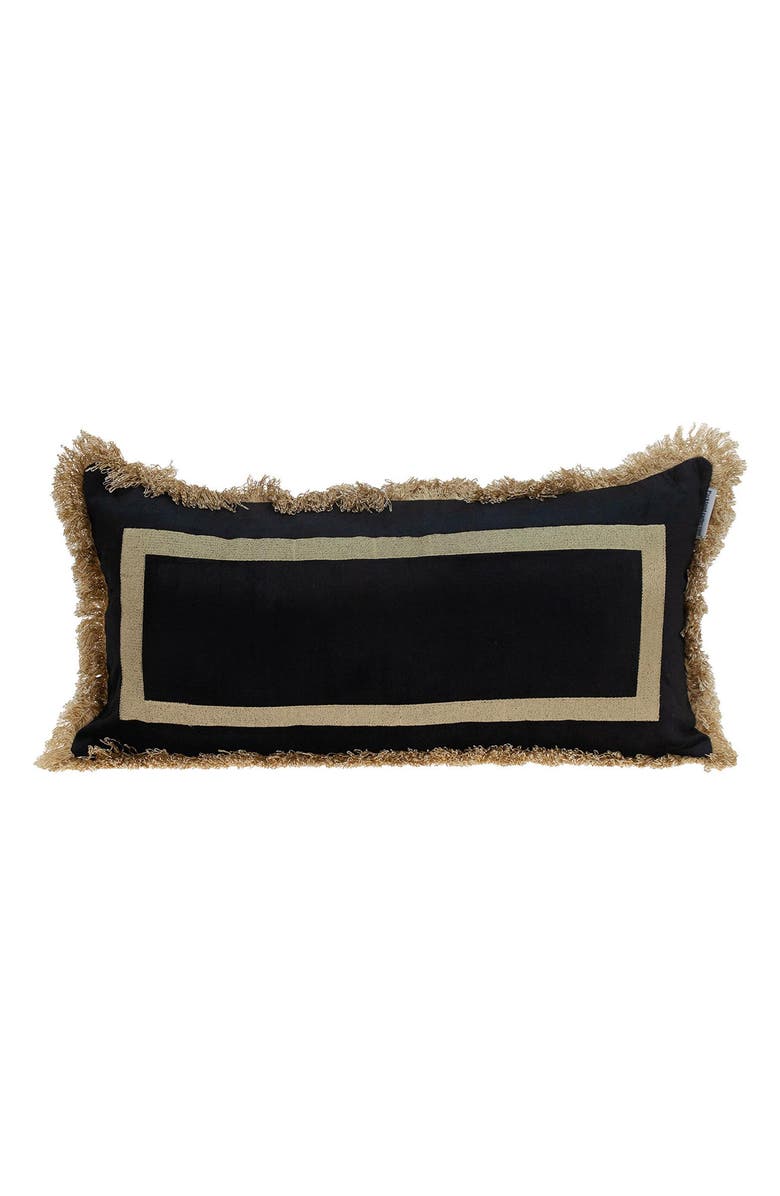 PARKLAND COLLECTION Catia Tassel Trim Velvet Throw Pillow | Nordstromrack