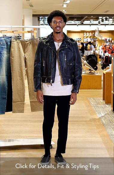 Schott NYC Perfecto Vandals Leather Biker Jacket | Nordstrom