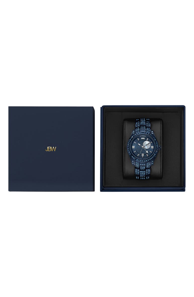 JBW Reserve Jet Setter GMT Diamond & Crystal Bracelet Watch, 39mm ...