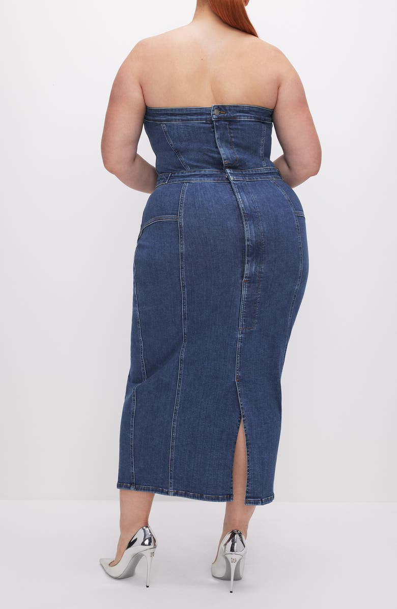 Good American Denim Tube Midi Dress | Nordstromrack