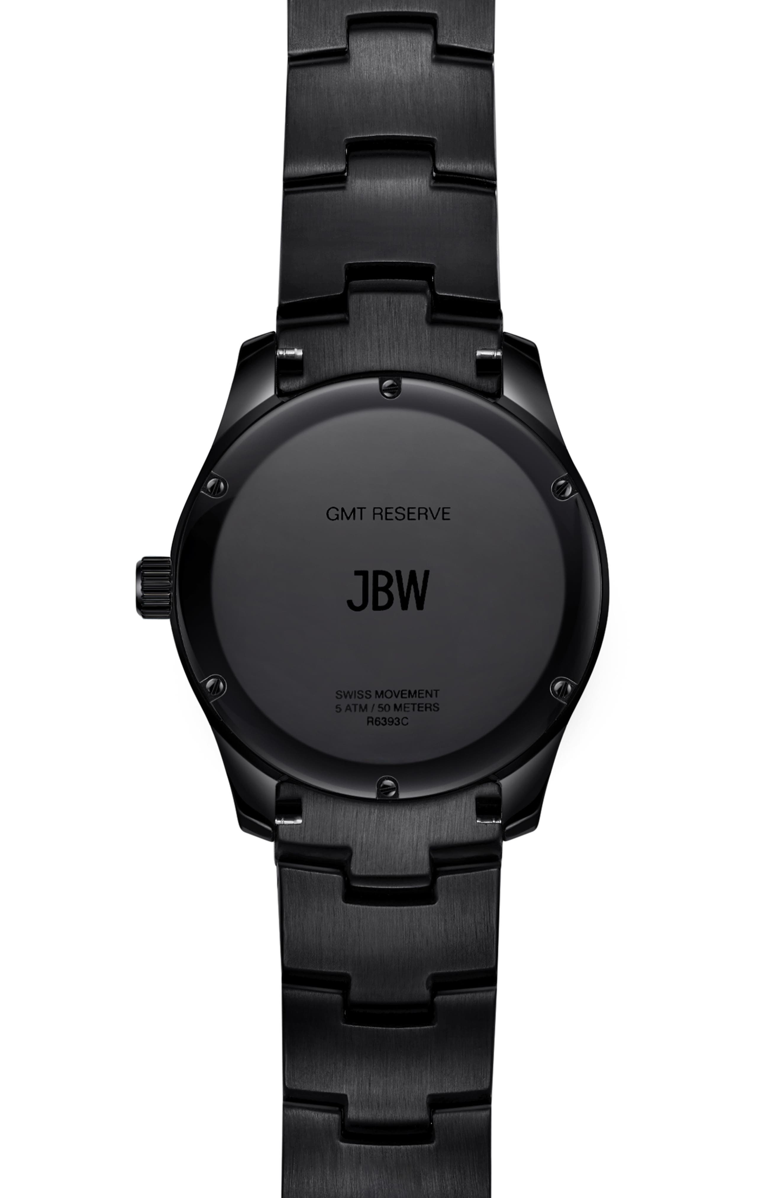 JBW Reserve Jet Setter GMT Bracelet Watch, 39mm | Nordstrom