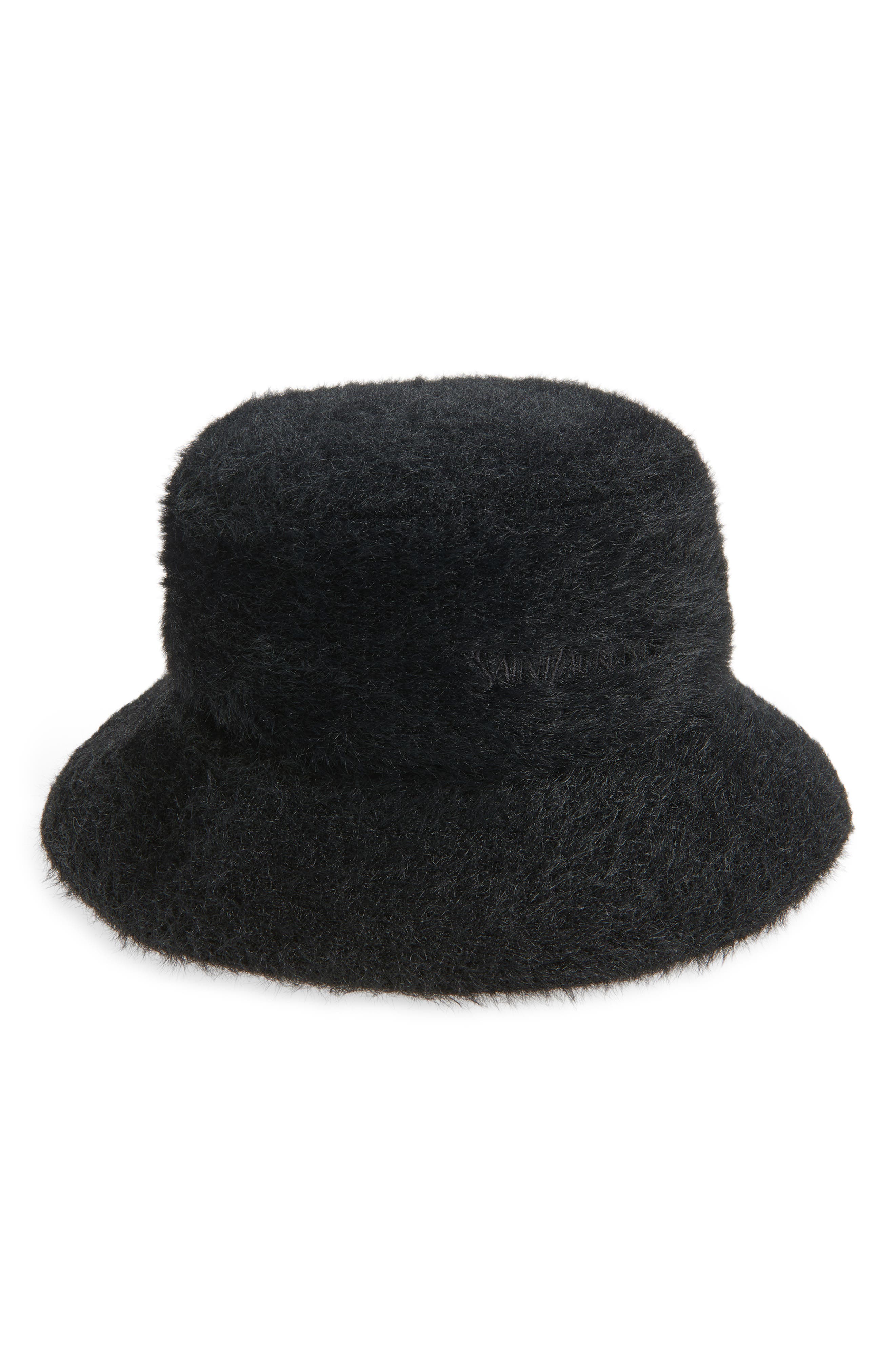 Saint Laurent Fluffy Bucket Hat | Nordstrom