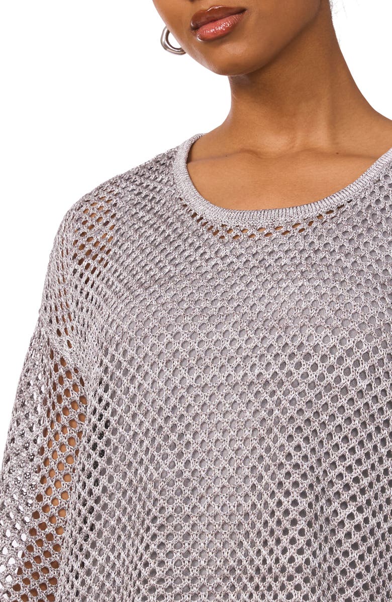 Halogen® Sleeveless Shift Dress & Sheer Sweater Set | Nordstromrack