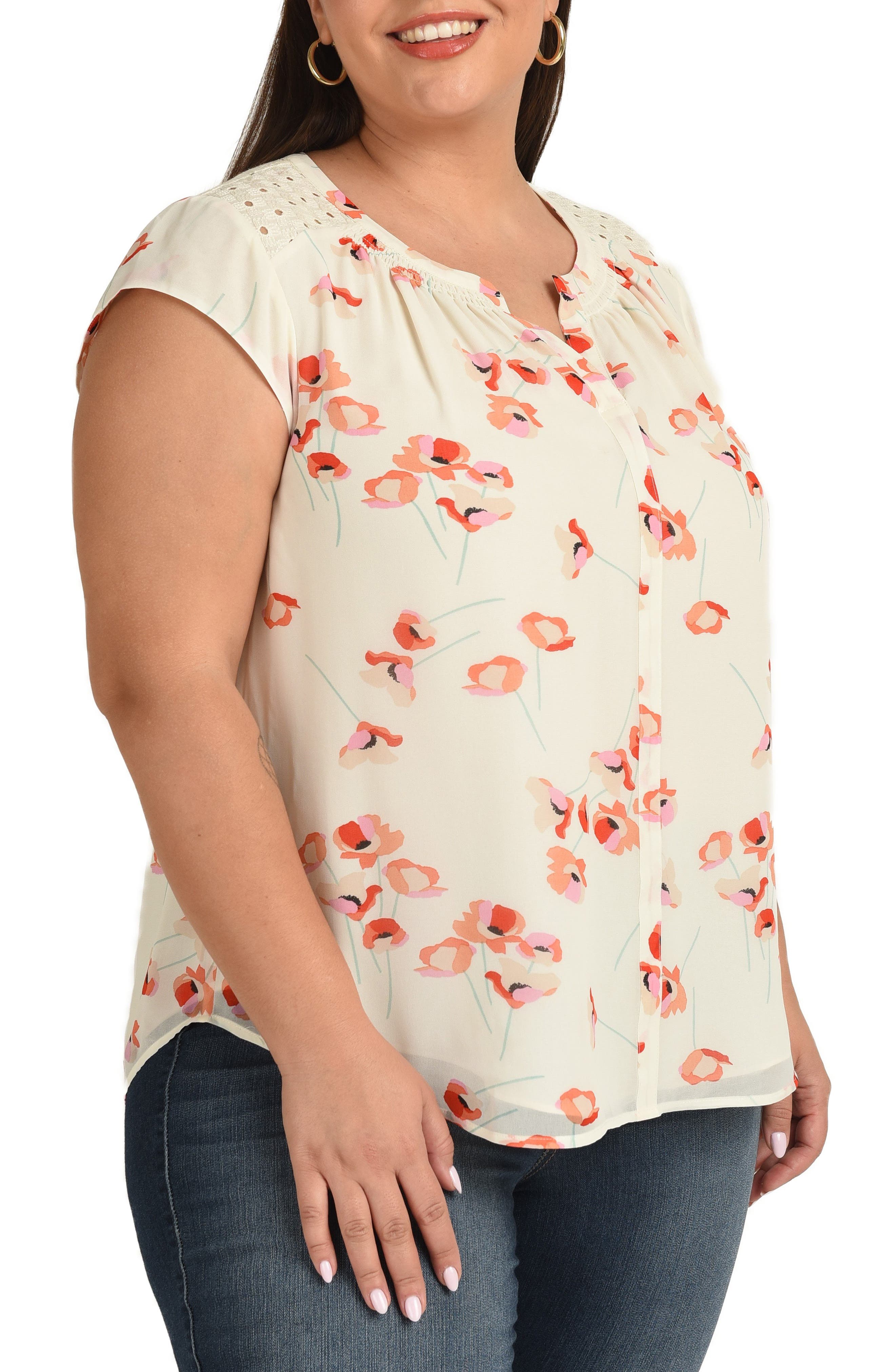 Daniel Rainn Barbara Floral Top | Nordstromrack