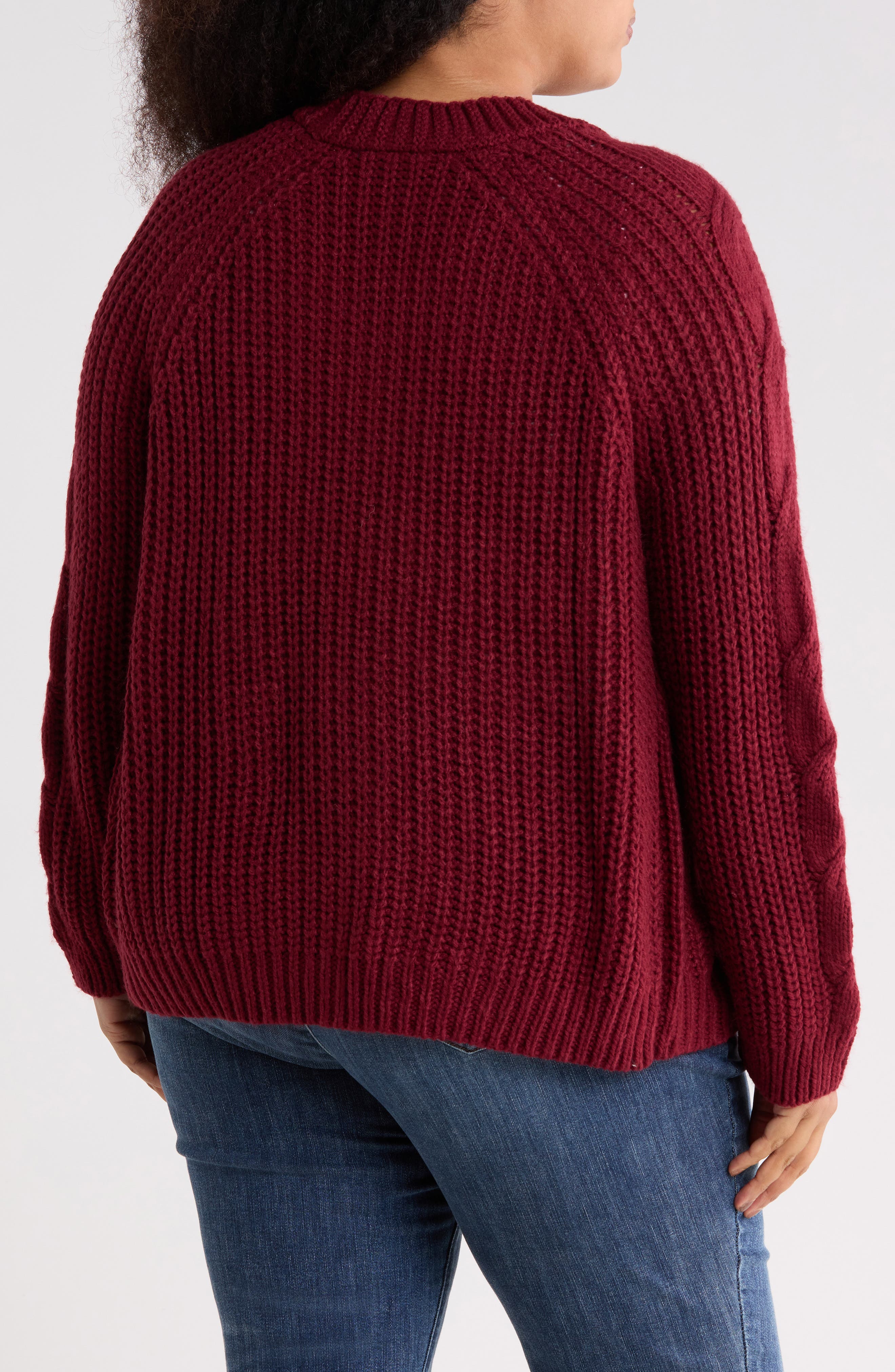 Joseph A Cable Stitch Open Cardigan | Nordstromrack