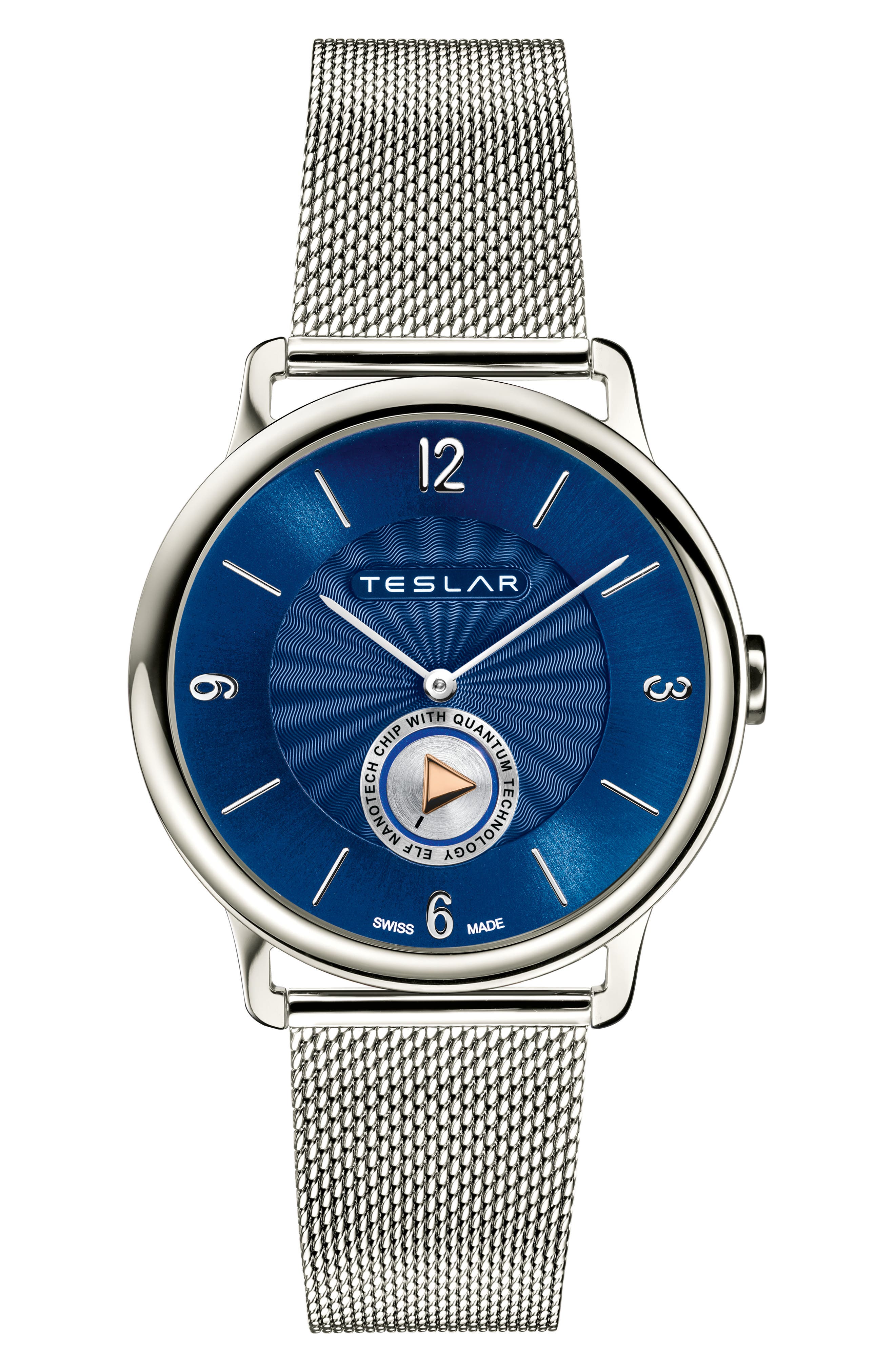 Teslar Re-Balance T-1 Mesh Strap Watch, 36mm | Nordstrom