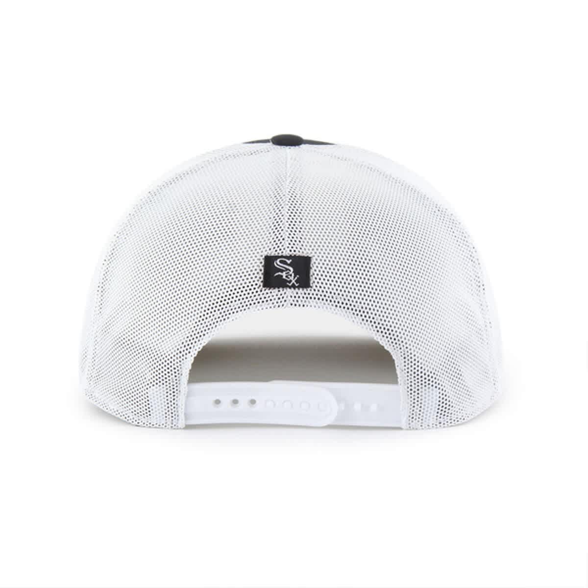 '47 Men's '47 Black/White Chicago White Sox Scratch Adjustable Trucker ...