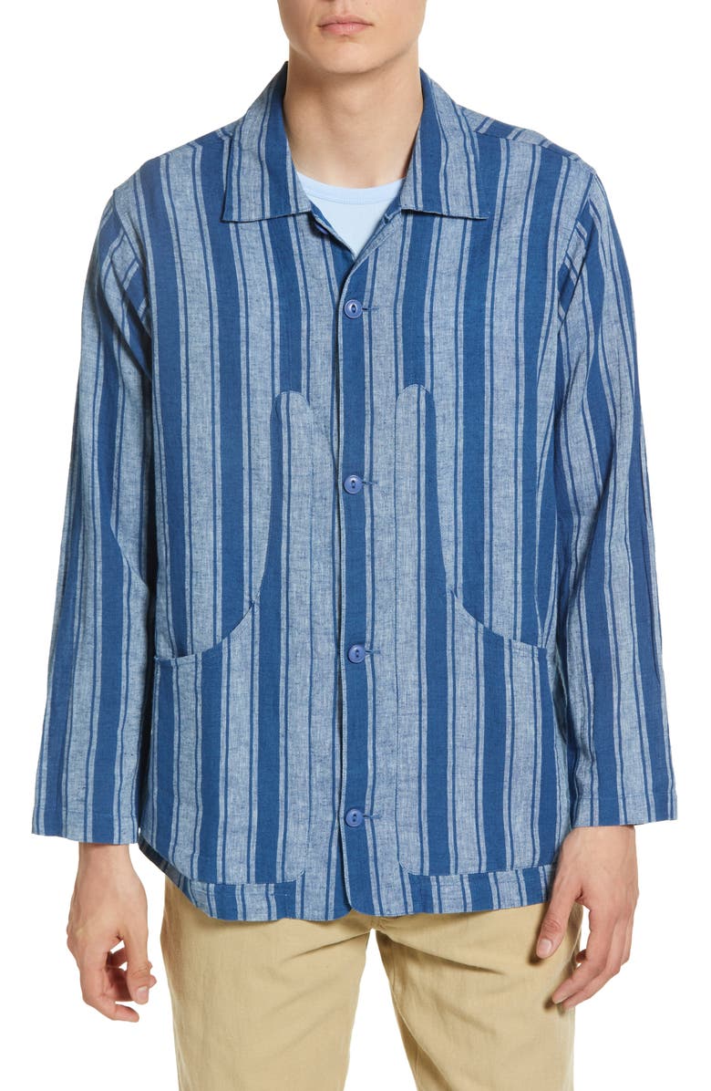 WYTHE Men's Hunting Cotton & Linen Shirt Jacket | Nordstromrack