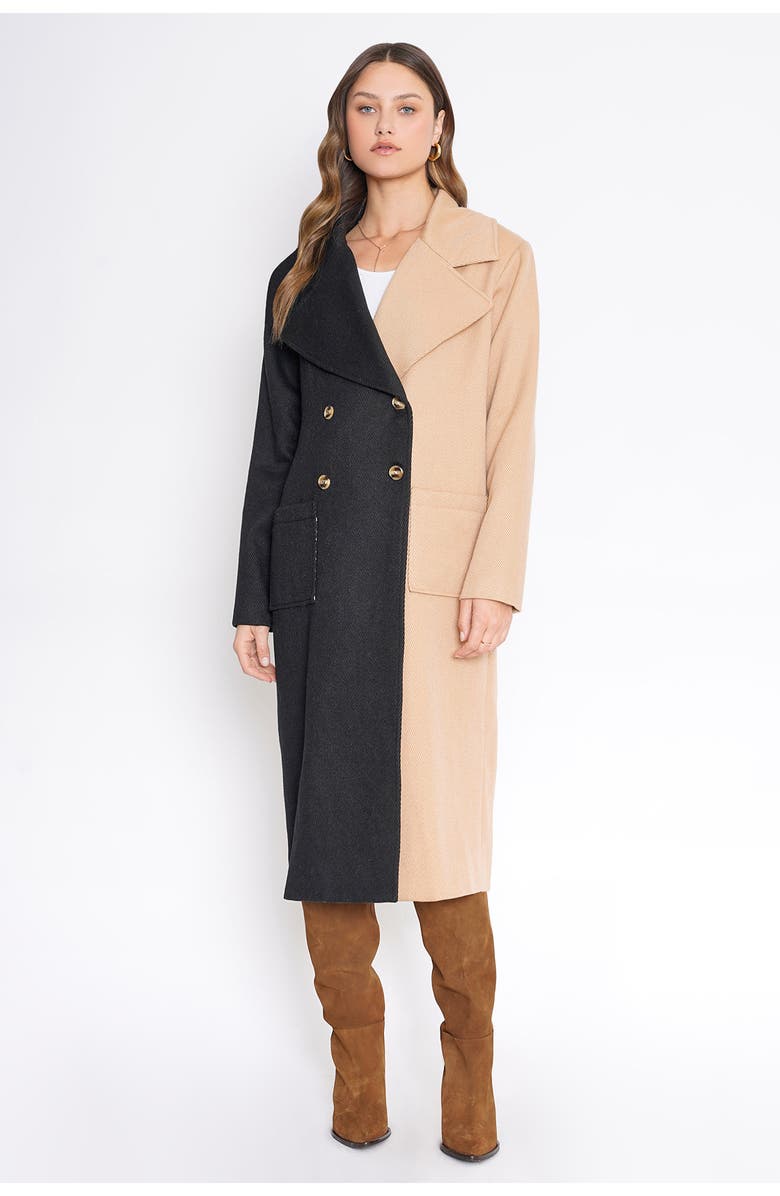 4SI3NNA Perry Two-Tone Coat | Nordstrom
