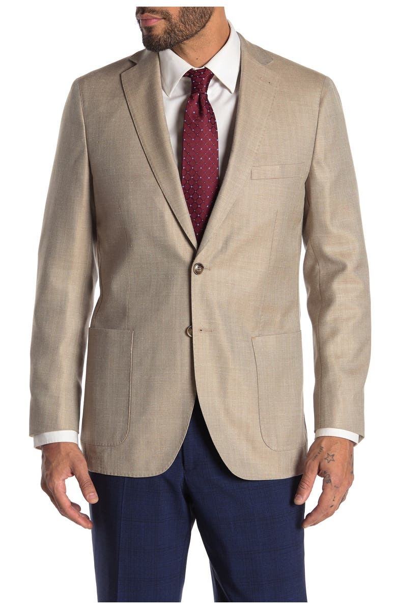 Peter Millar Summer Herringbone Wool Blend Jacket | Nordstromrack