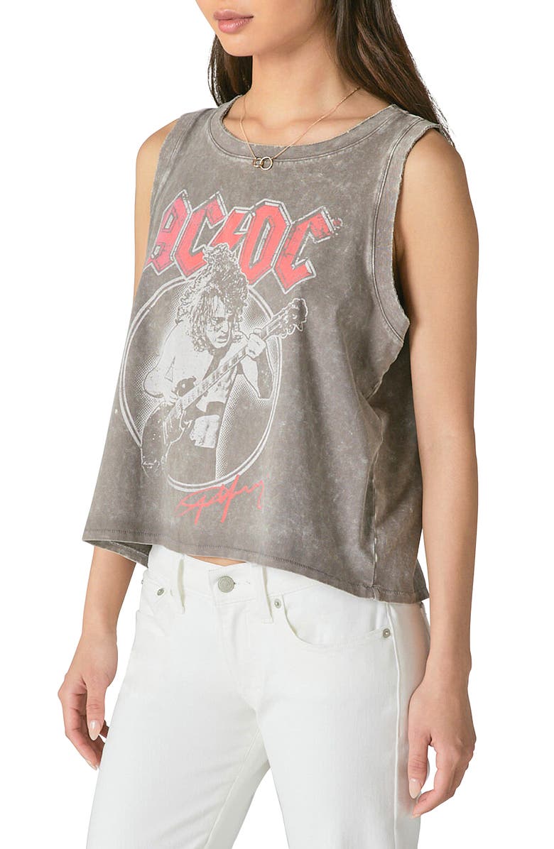 Lucky Brand AC/DC Crop Muscle Tank | Nordstromrack