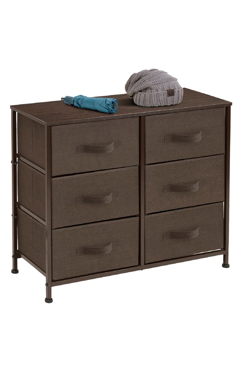 SORBUS Brown Extra Wide 6-Drawer Organizer | Nordstromrack