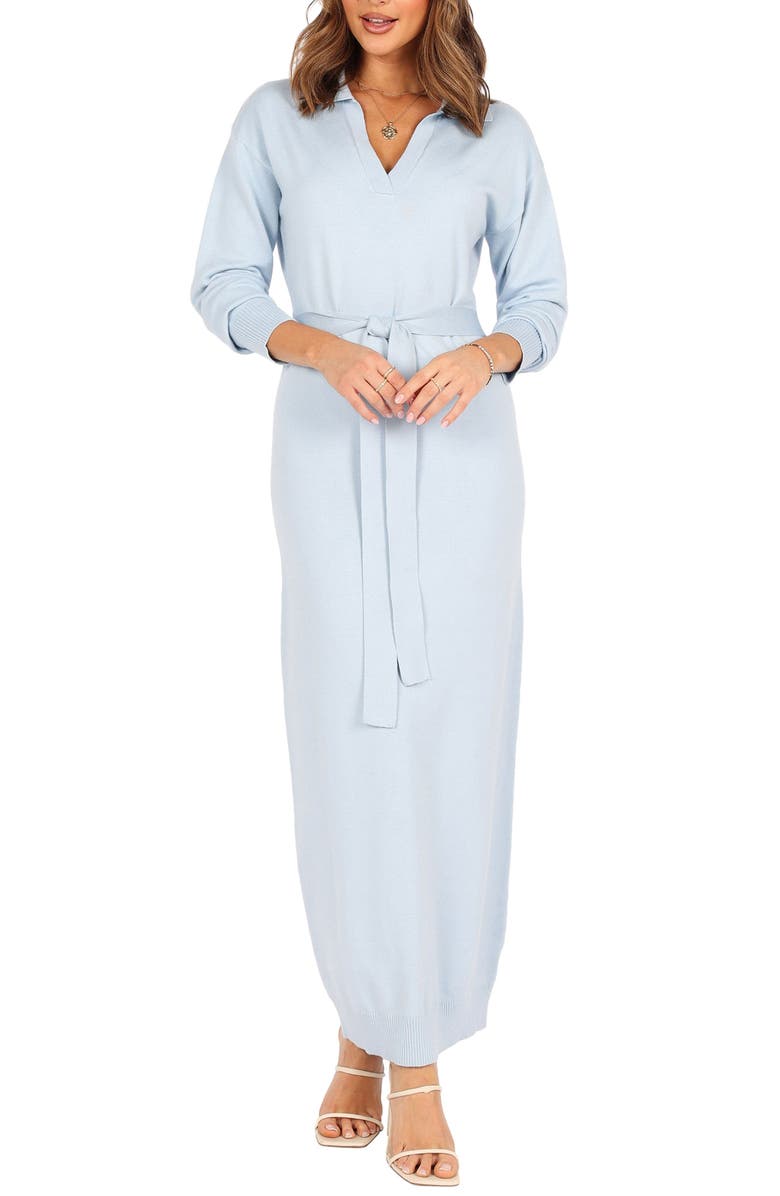 Petal & Pup Monday Long Sleeve Maxi Knit Dress | Nordstrom