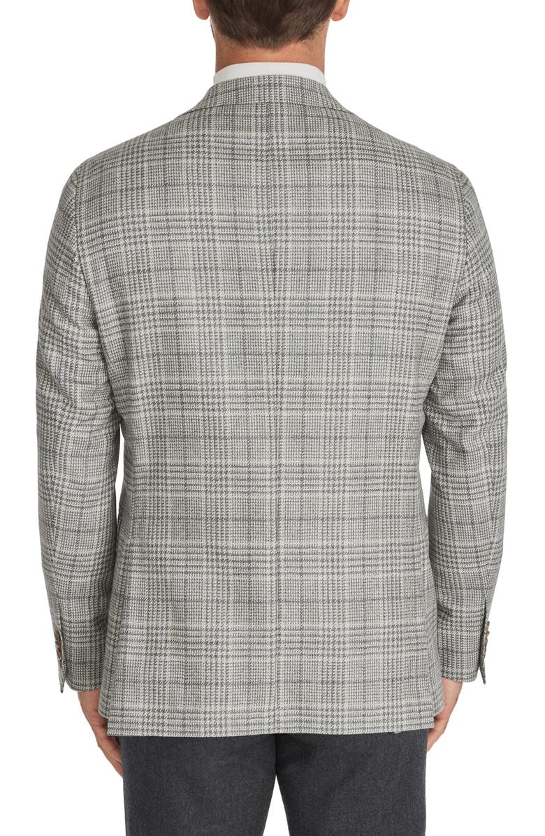 Jack Victor McAllen Contemporary Fit Plaid Wool & Silk Blazer ...