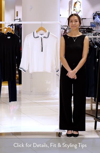 Wit & Wisdom Crochet Stripe Top | Nordstrom