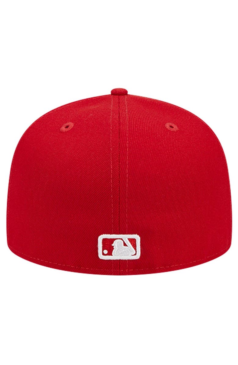New Era Men's New Era Red Seattle Mariners Logo 59FIFTY Fitted Hat ...