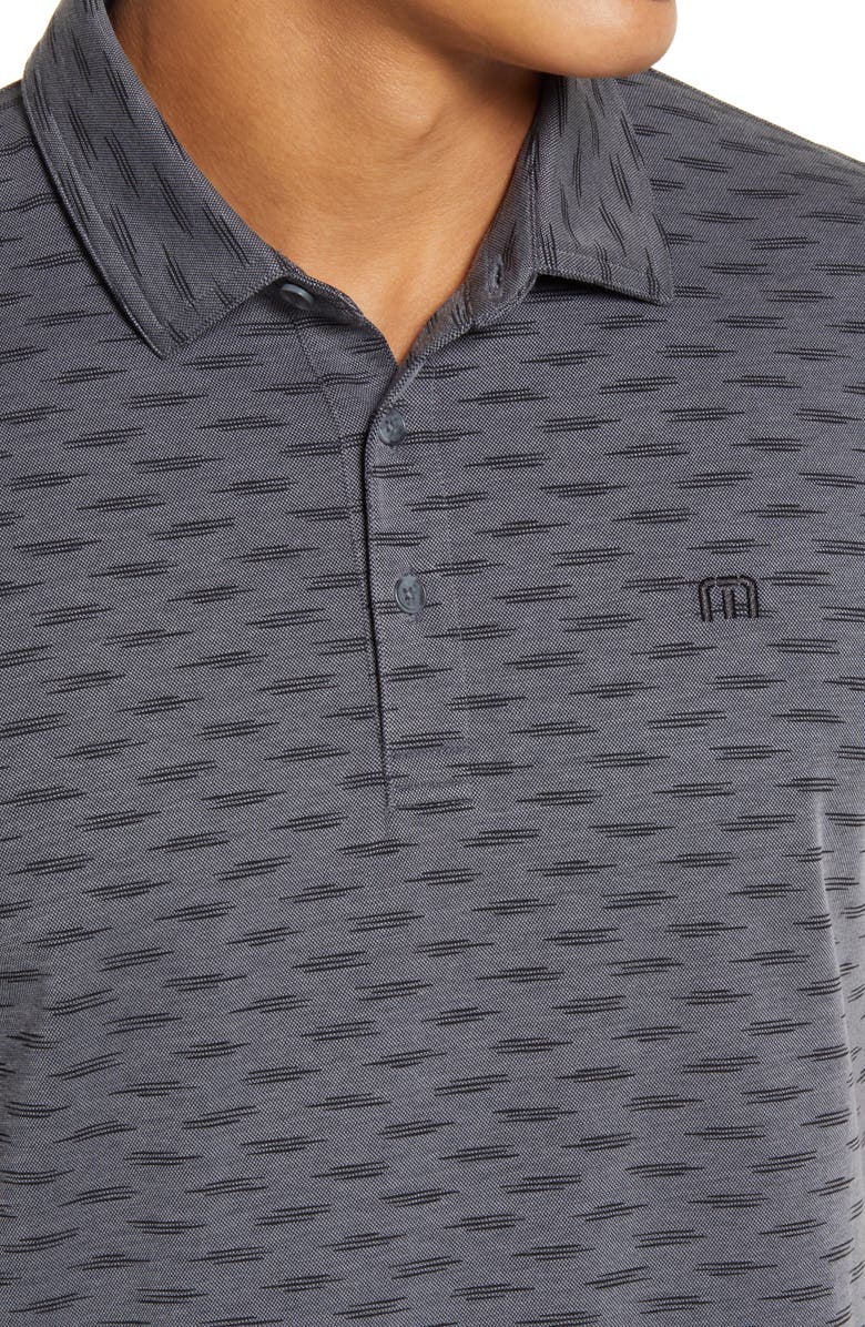 TravisMathew Zero Responsibility Geo Pattern Performance Polo ...