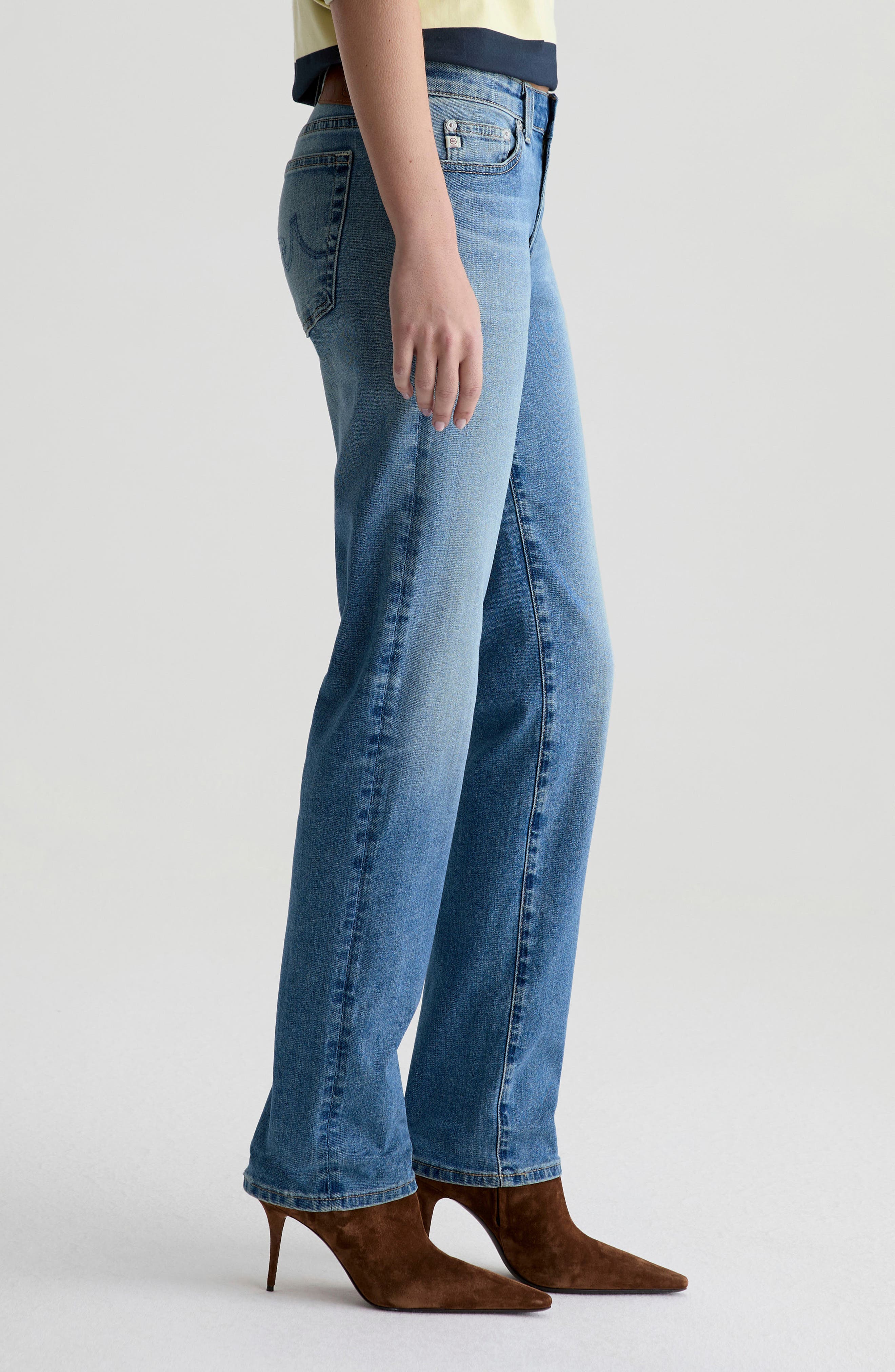AG Sandra Low Rise Slim Straight Leg Jeans | Nordstrom