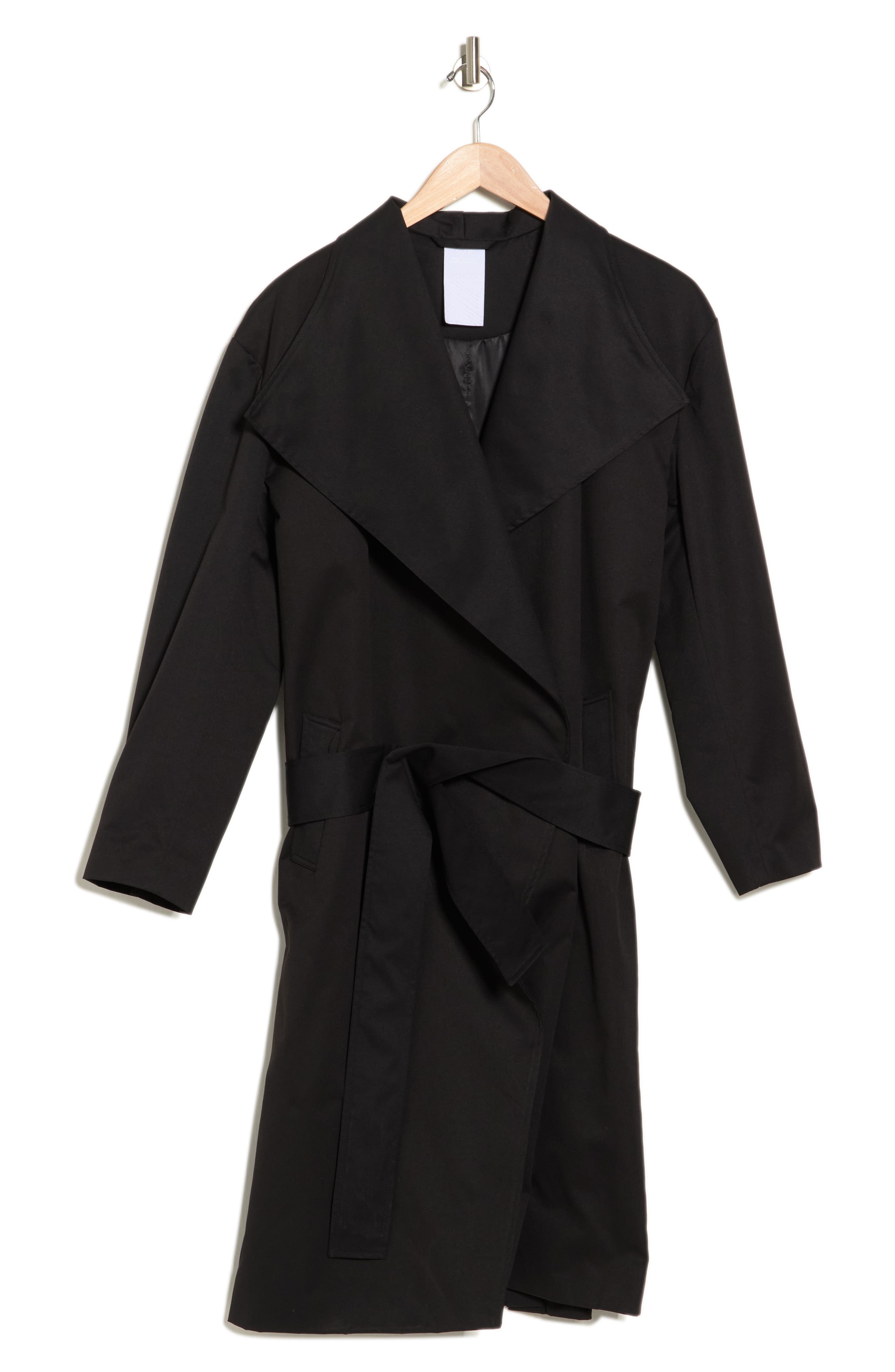 Noize Rose Tie Waist Trench Coat | Nordstromrack
