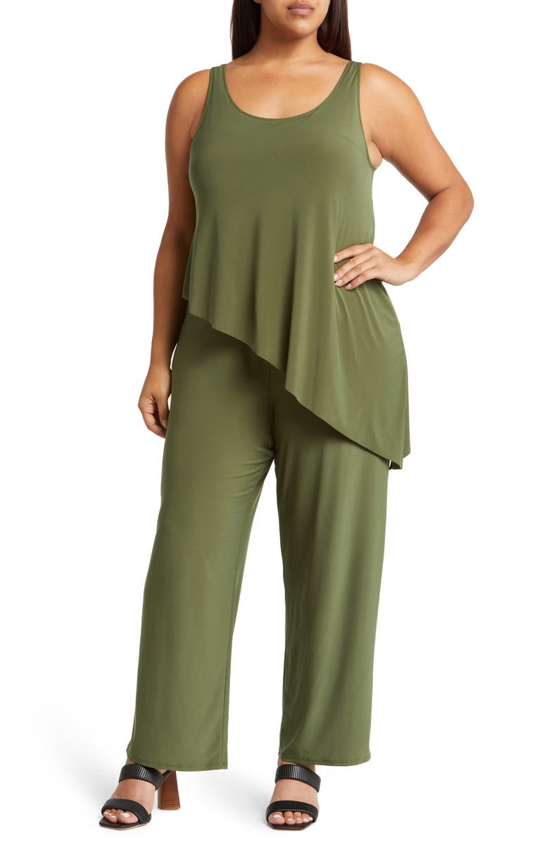 TASH AND SOPHIE Sleeveless Scuba Jumpsuit | Nordstromrack
