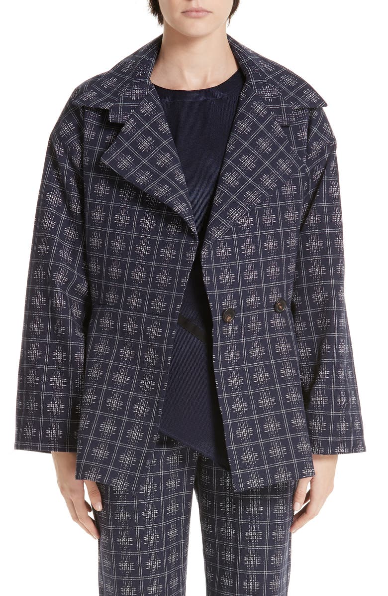 Palmer/Harding Carved Cotton Print Blazer | Nordstrom