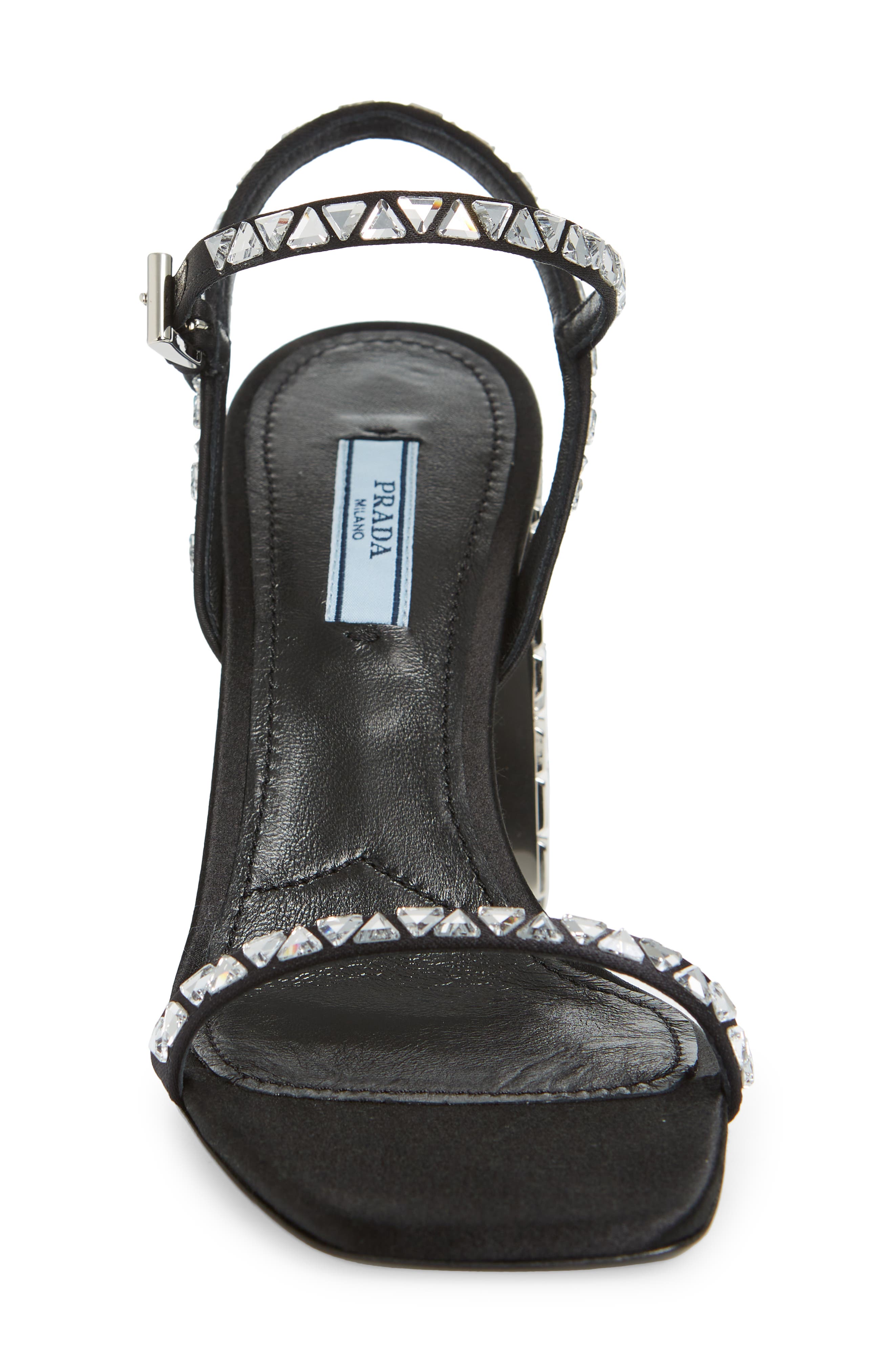 Prada Crystal Embellished Sandal (Women) | Nordstrom