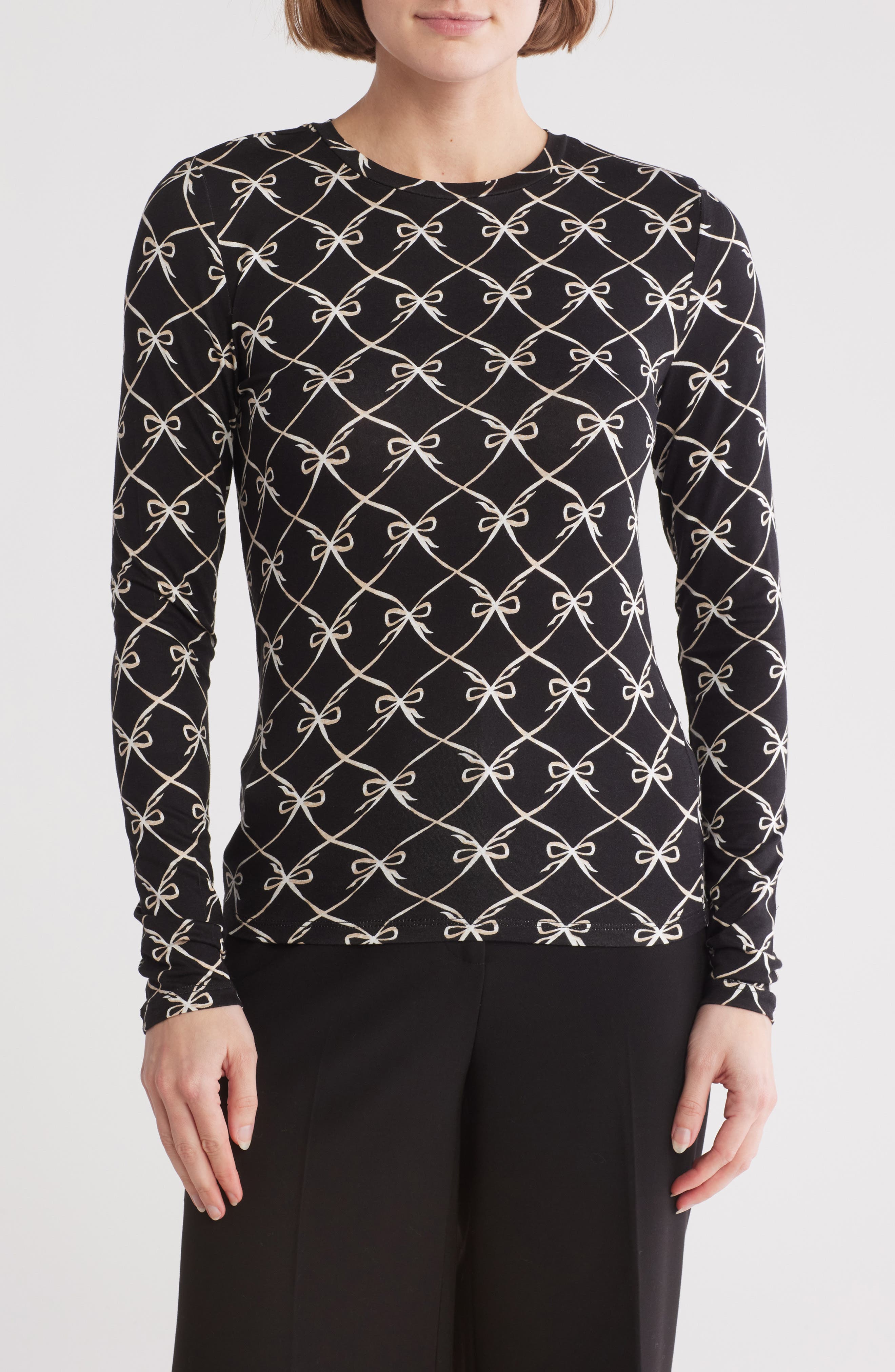 VERO MODA Alberte Cilia Bow Top | Nordstromrack