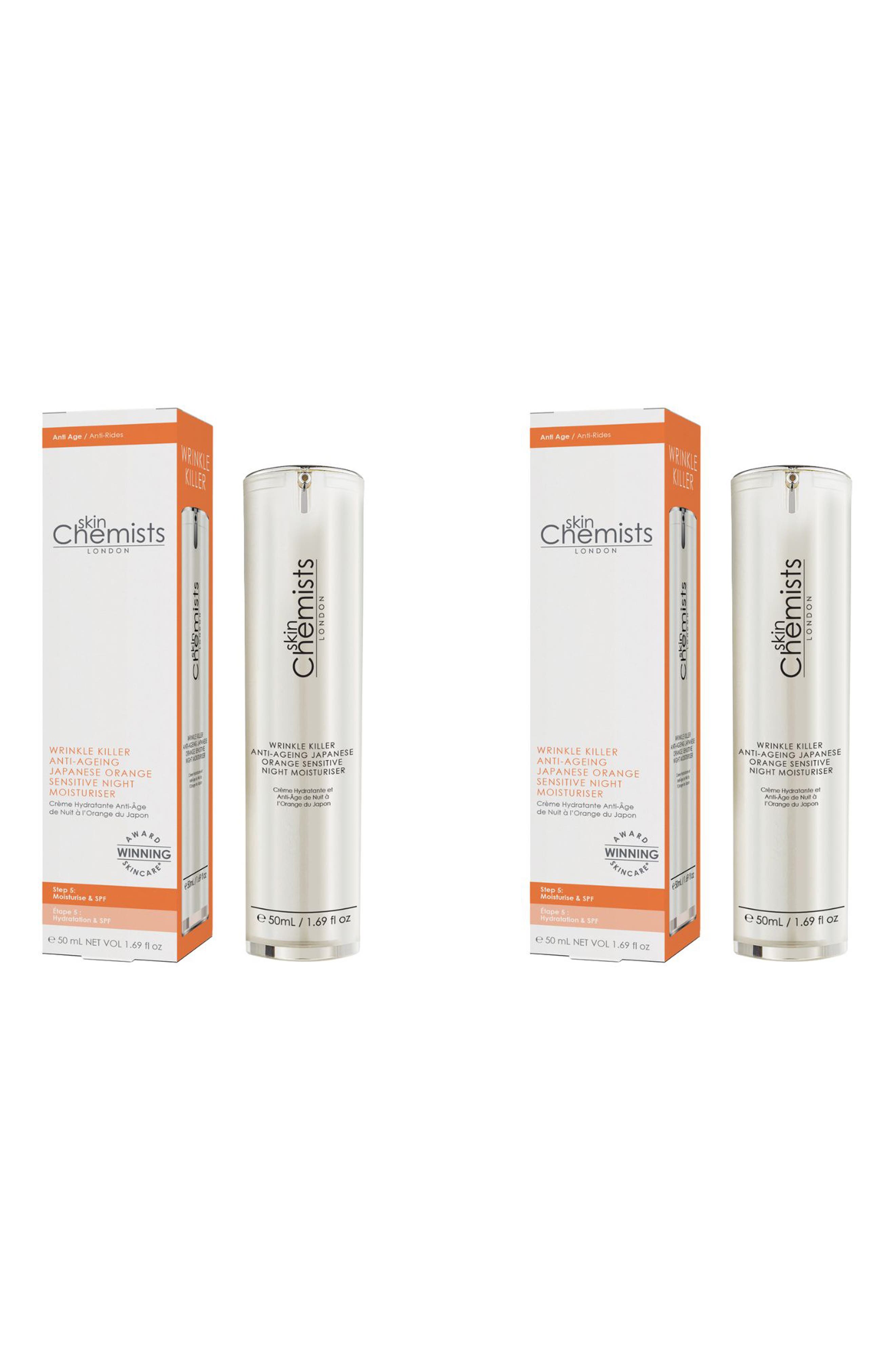 SKINCHEMISTS Wrinkle Killer Anti-Aging Japanese Orange Sensitive Night ...