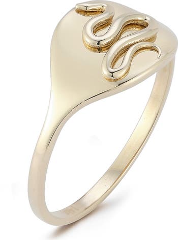 Ember Fine Jewelry 14K Yellow Gold Snake Ring | Nordstromrack
