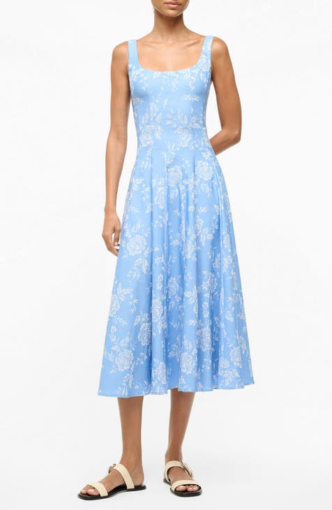 Women's Blue Midi Dresses | Nordstrom