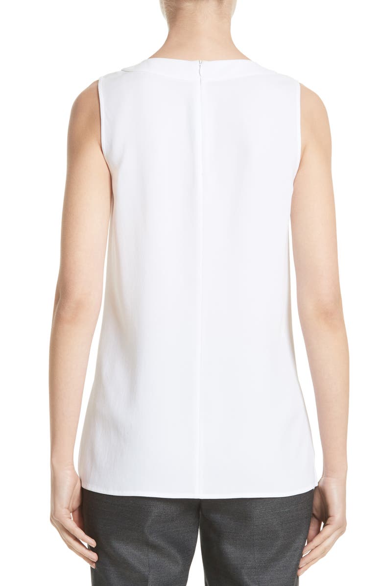 St. John Collection Satin Back Crepe Shell | Nordstrom