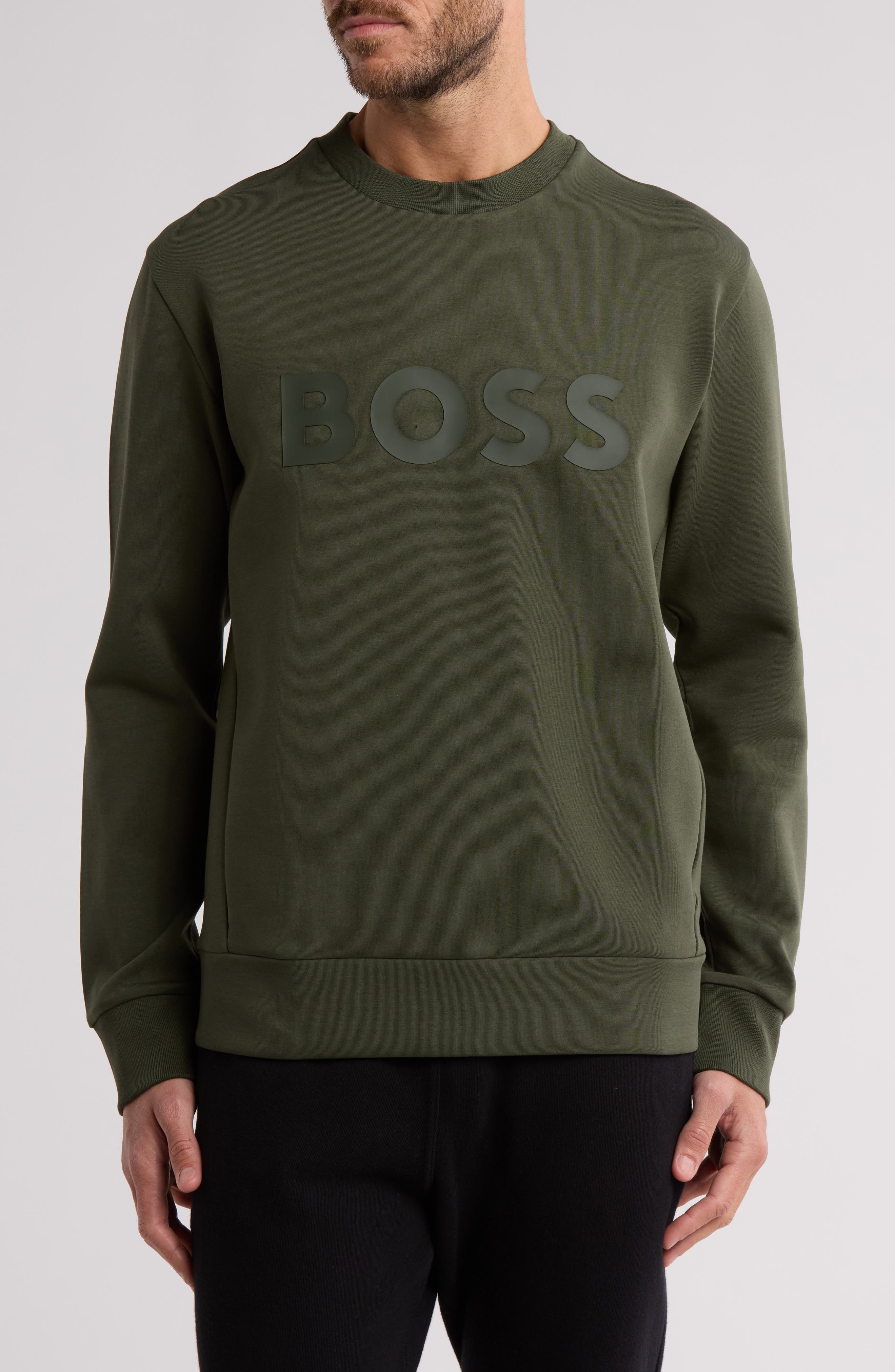 BOSS Salbo Crewneck Sweatshirt | Nordstromrack