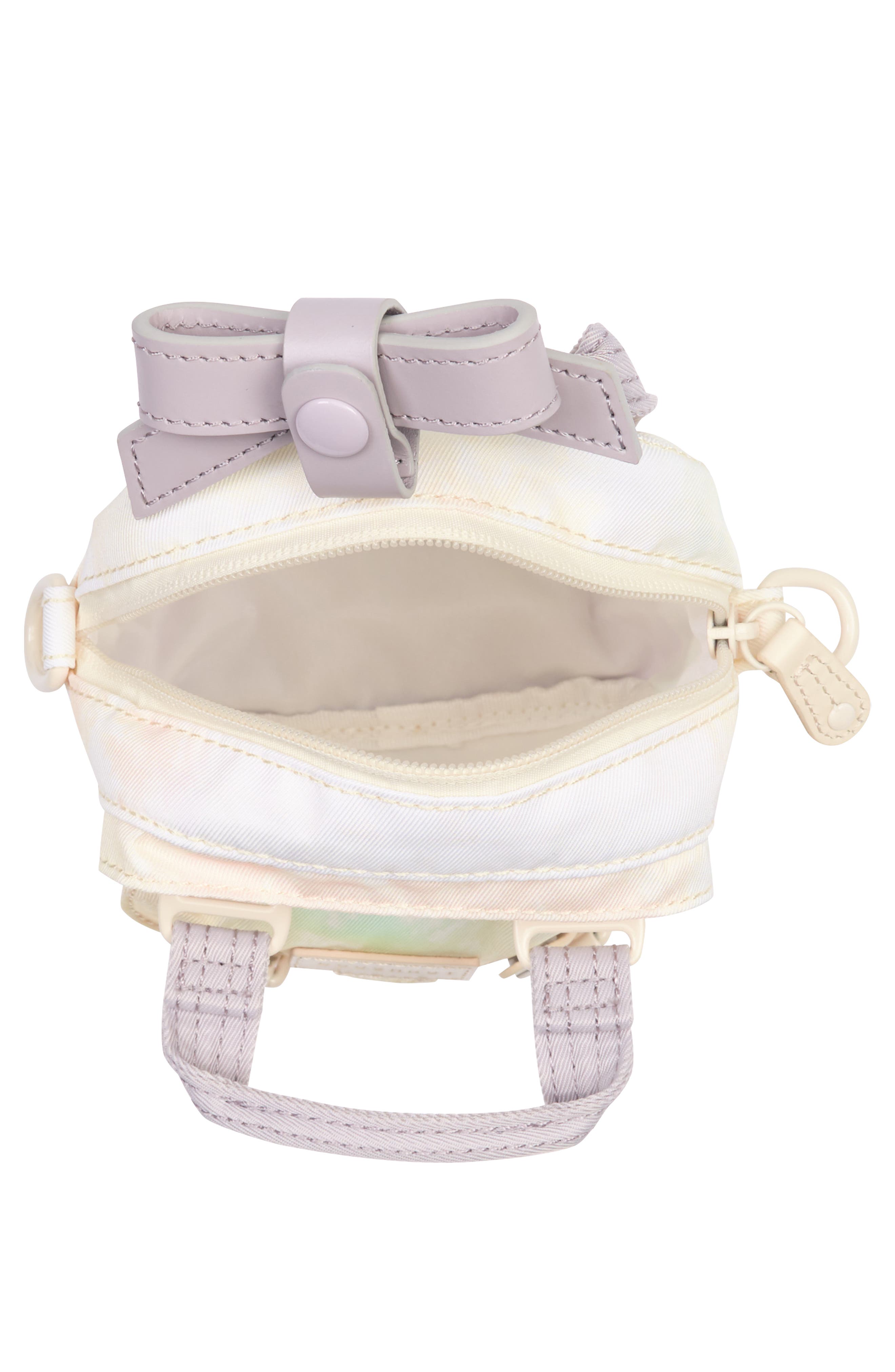 Doughnut Macaroon Tiny RIbbon X Unicorn Leather Trimmed Crossbody Bag ...