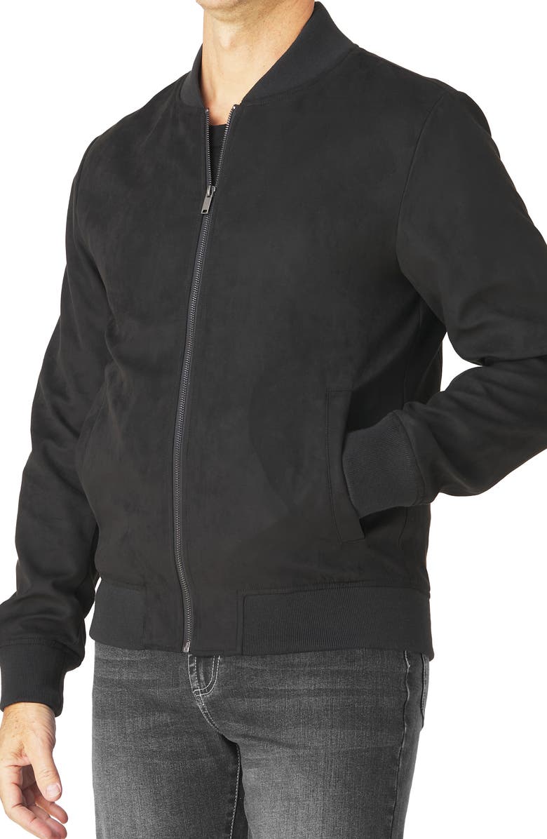 Slate & Stone Faux Leather Bomber Jacket | Nordstromrack