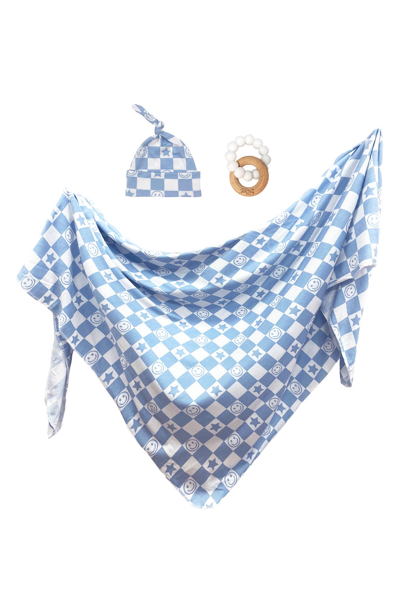 Toby Smiley Check 3-Piece Wrap Set | Nordstromrack