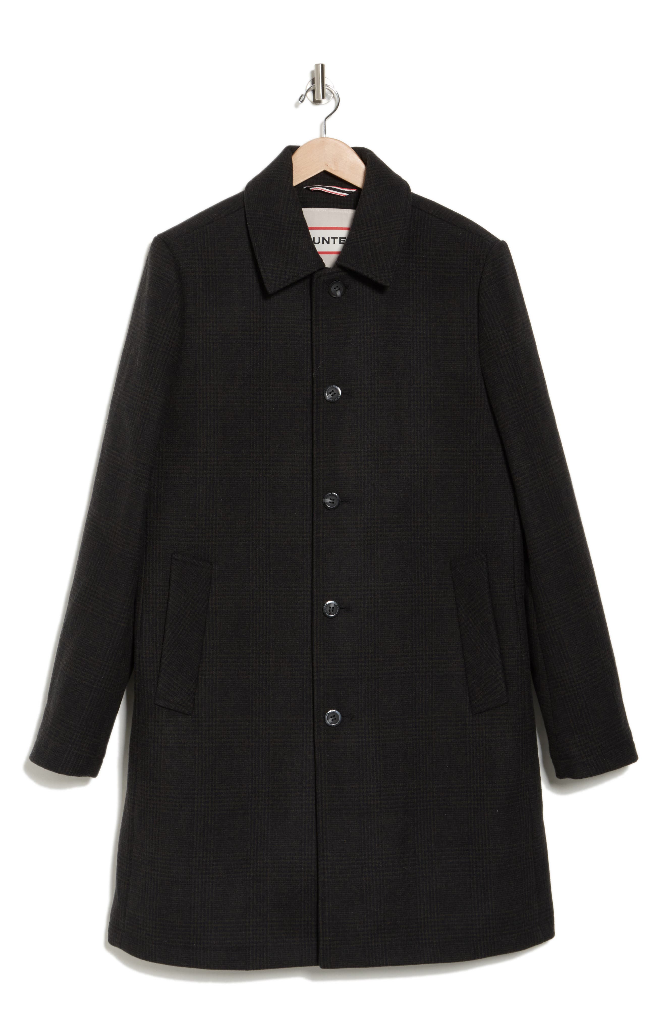 Hunter Premium Plaid Recycled Wool Blend Jacket | Nordstromrack