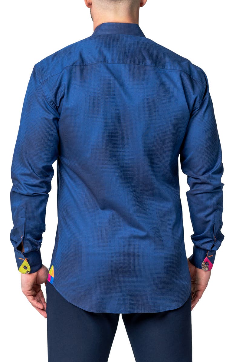 Maceoo Einstein Gitmo Blue Cotton Button-Up Shirt | Nordstromrack
