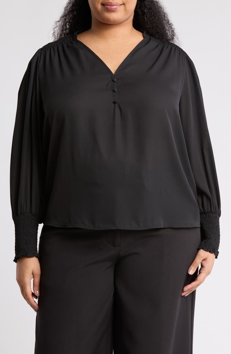 T Tahari V-Neck Long Sleeve Top | Nordstromrack